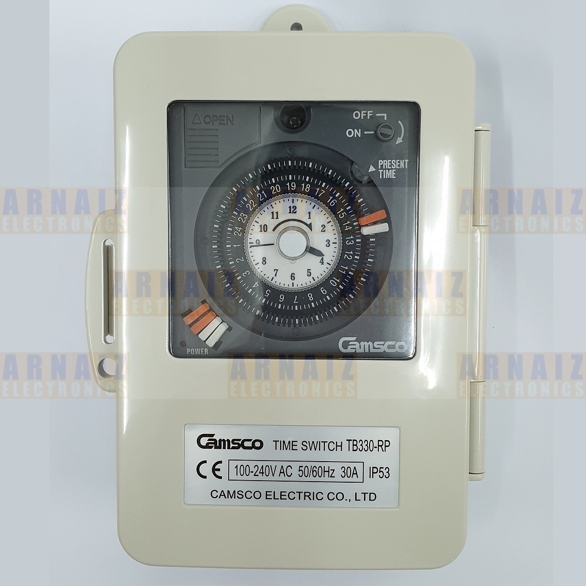 Camsco Tb-330 Non Power Failure 24 Hours Timer Time Switch - Arnaiz ...